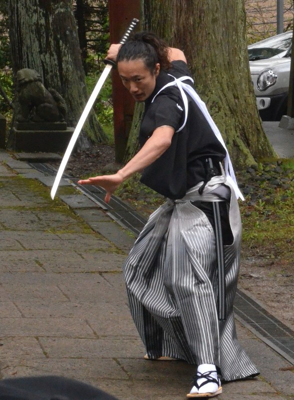Jazz dancer re-enacts traditional sword dance in Akita - The Mainichi