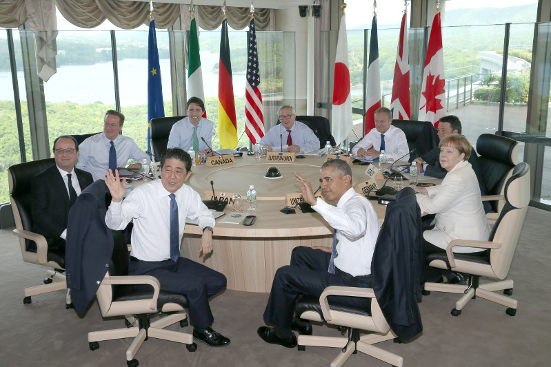 伊勢志摩サミット：世界経済、下方リスク…首脳宣言を採択 | 毎日新聞