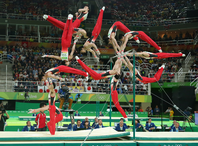 'King Kohei' Uchimura defends Olympic title in men's gymnastics ...