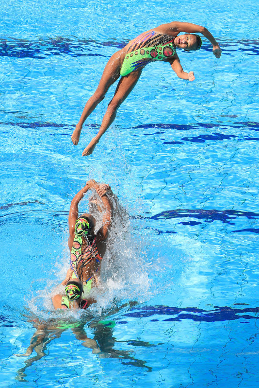 Photo Special: Japan places third in synchronized swimming technical ...