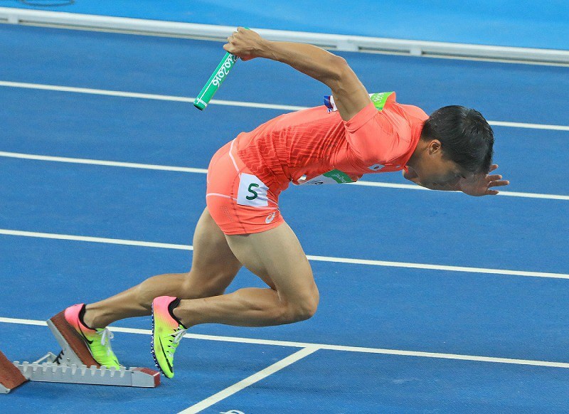 Photo Special: Japan claims first silver in men's 4x100 relay at Rio ...