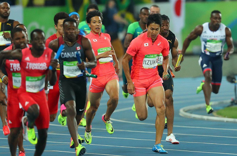 Photo Special: Japan claims first silver in men's 4x100 relay at Rio ...