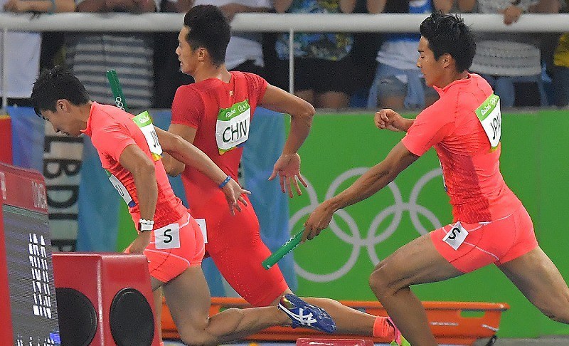 Photo Special: Japan claims first silver in men's 4x100 relay at Rio ...