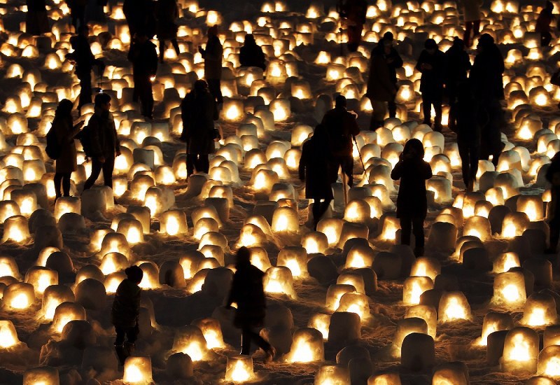 Photo Journal: Snow glow - The Mainichi