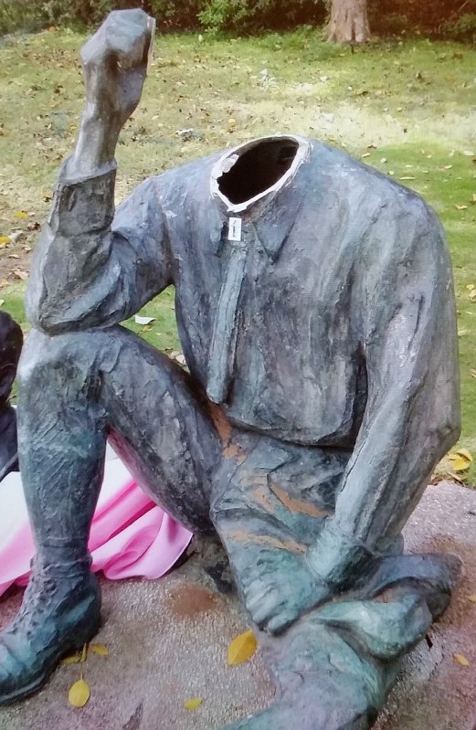 Statue of Japanese 'patron of Taiwanese agriculture' beheaded in Taiwan ...