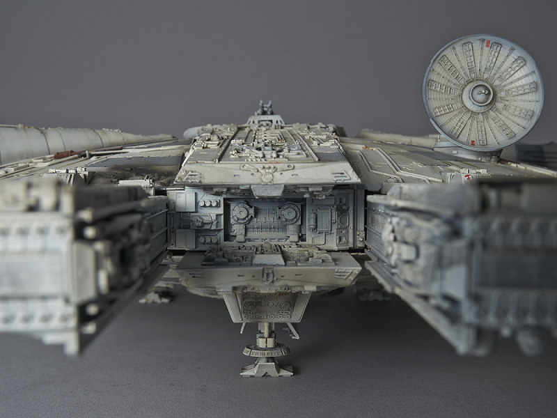 In Photos: Bandai unveils model of 'Star Wars' spaceship Millennium ...
