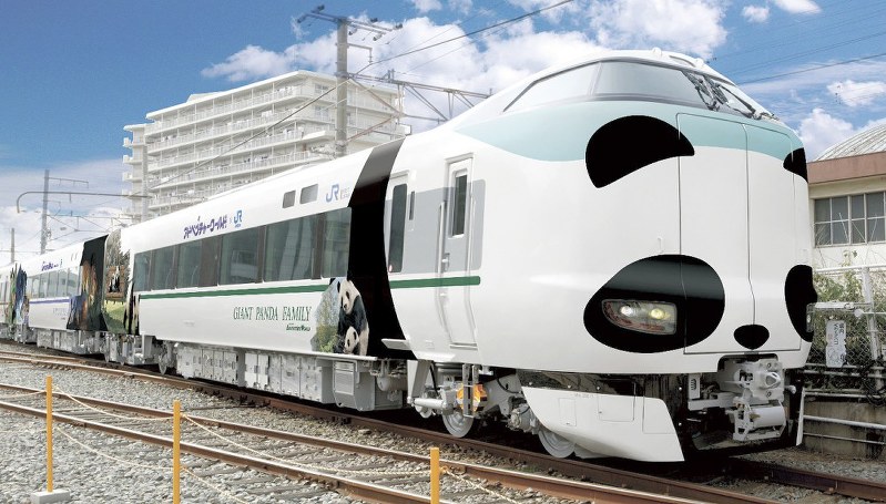 Panda-themed train to link Kyoto, Osaka to Wakayama Adventure World ...