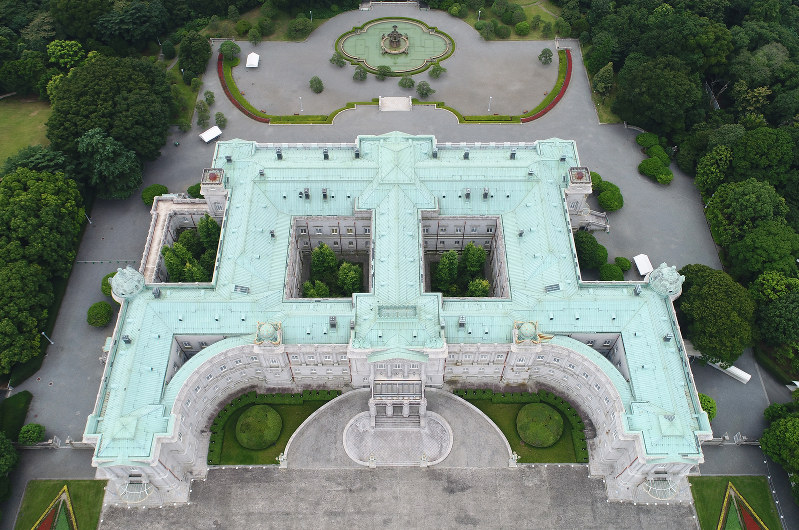 Rare drone footage of Tokyo's state guesthouse highlights traditional ...