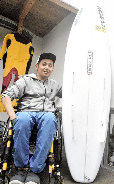 Okayama man to take part in world disabled surf tournament in US - The ...