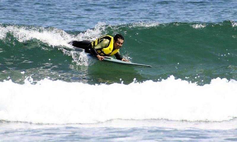 Okayama man to take part in world disabled surf tournament in US - The ...