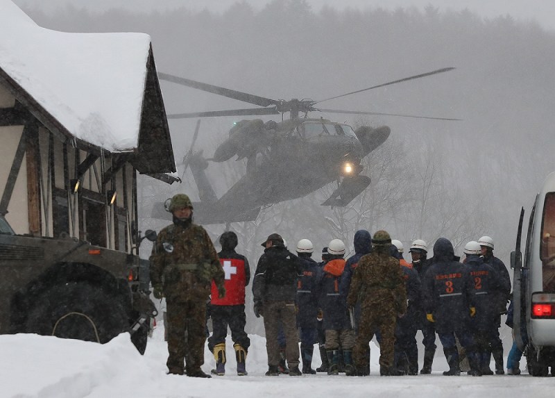 In Photos: Rescue operations after volcano eruption - The Mainichi