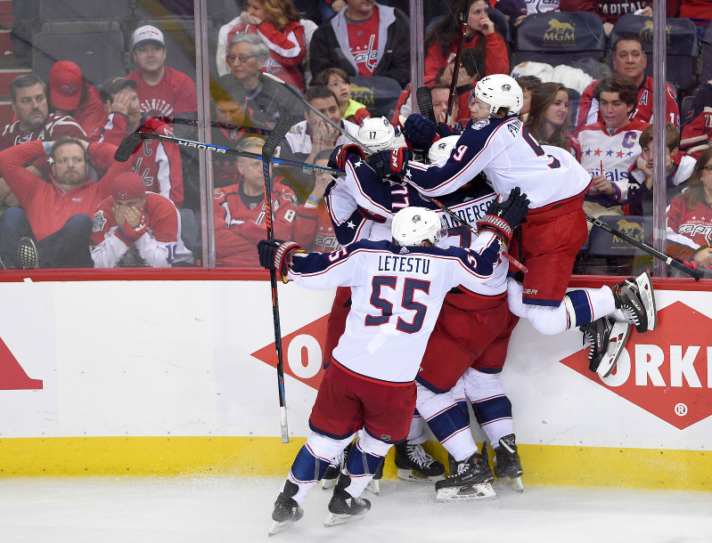 NHL: Matt Calvert lifts Blue Jackets past Capitals in OT - The Mainichi