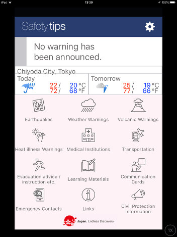 'Safety tips' app provides disaster, emergency info to foreign visitors ...