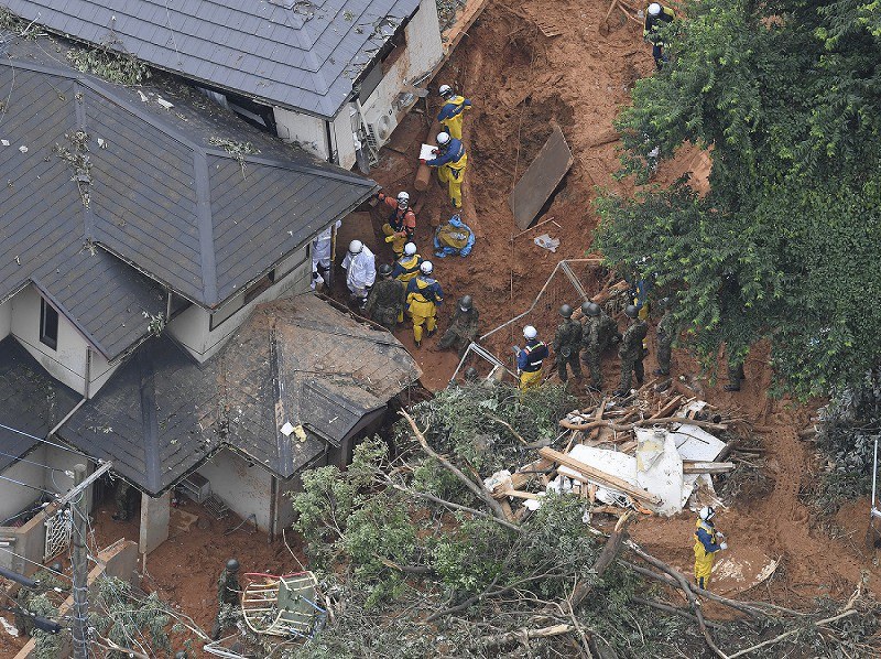 In Photos: Torrential rain leaves trail of flooding, damage in western ...
