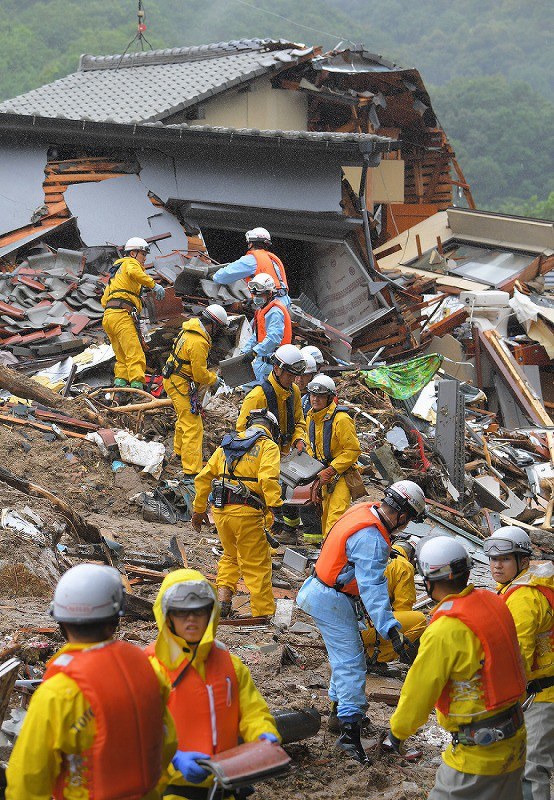 In Photos: Torrential rain leaves trail of flooding, damage in western ...