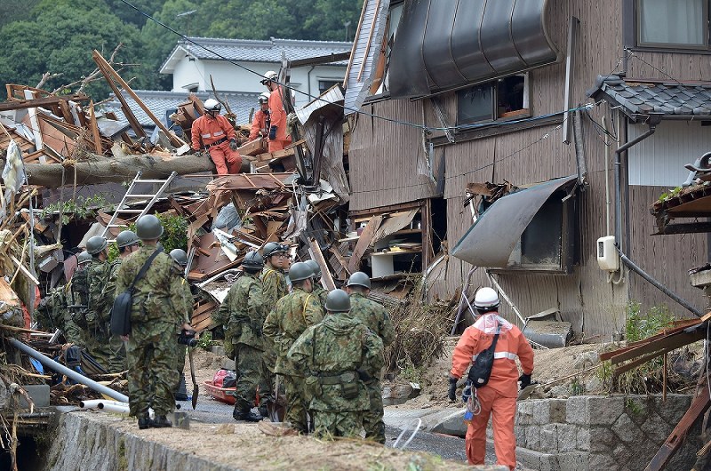 In Photos: Torrential rain leaves trail of flooding, damage in western ...