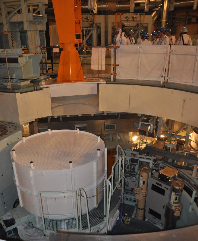 Interior of Monju nuclear reactor opened to press ahead of ...