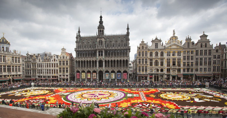Brussels highlights sun-splashed summer with flower carpet - The Mainichi