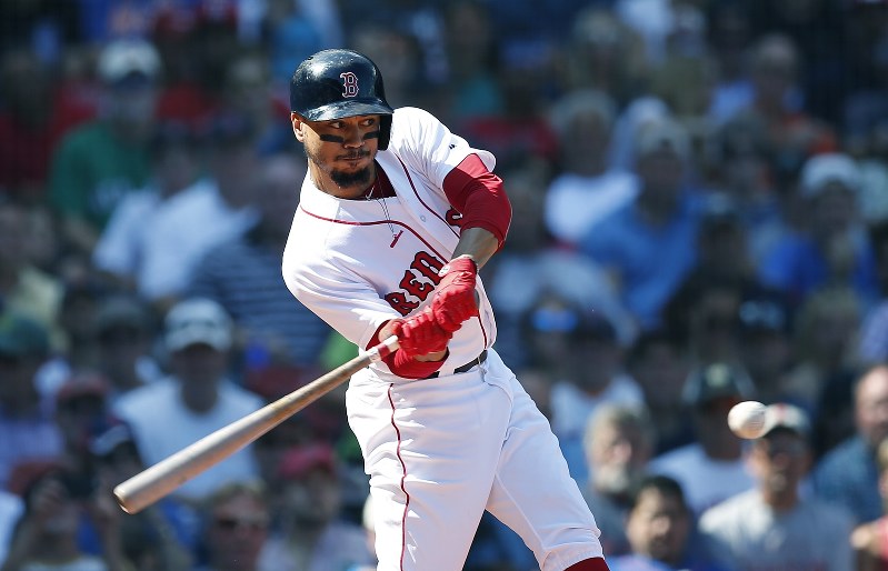 MLB: Betts hurts side, says injury minor, Red Sox near East title - The ...