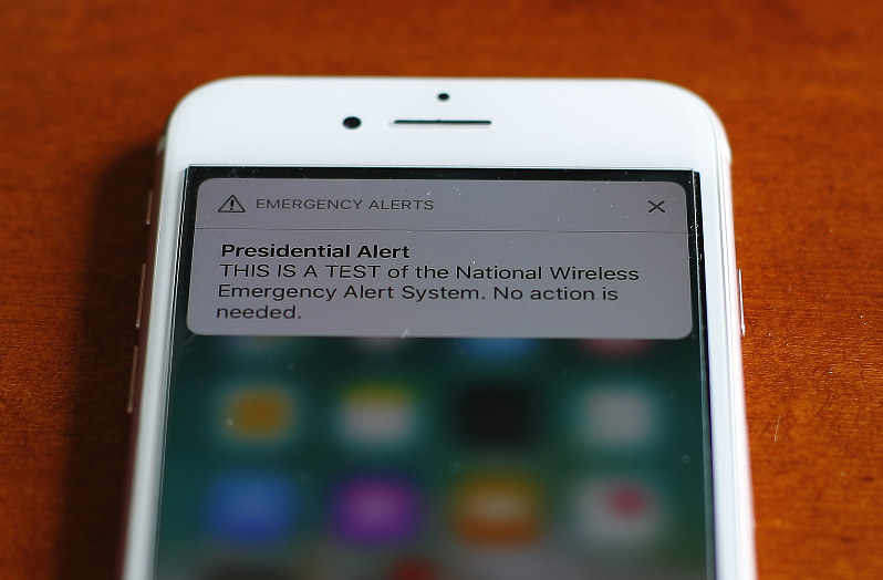 Emergency alert test sounds off on US mobile phones nationwide - The ...