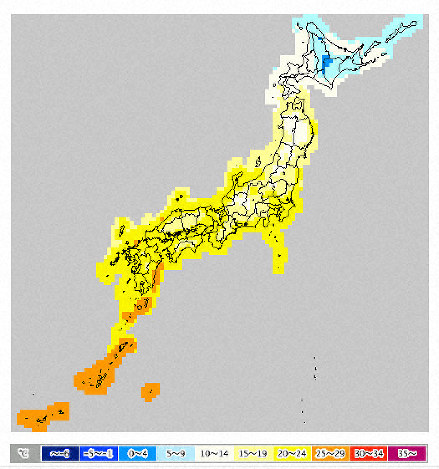 JMA warns of showers, tornadoes as cold air front brings unstable ...