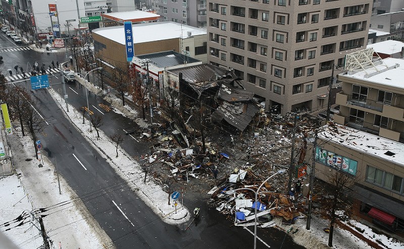 In Photos: Dozens injured after huge explosion in Sapporo - The Mainichi