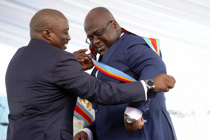Congo's surprise new leader in 1st peaceful power transfer - The Mainichi