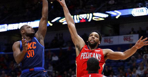NBA: Davis leaves with shoulder injury, Pelicans beat Thunder - The ...