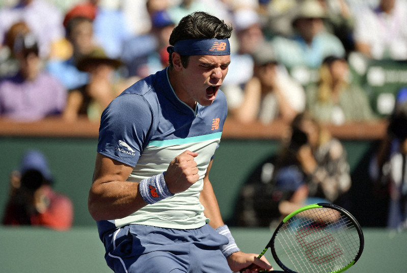Tennis: Raonic ends lucky loser's run at Indian Wells - The Mainichi