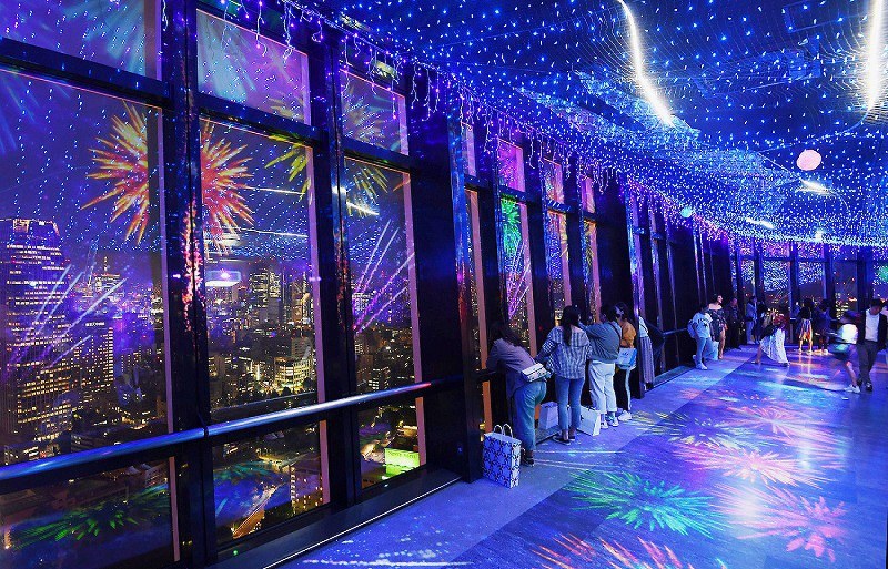 In Photos: Sky-high illumination, summer scenes liven up Tokyo Tower ...