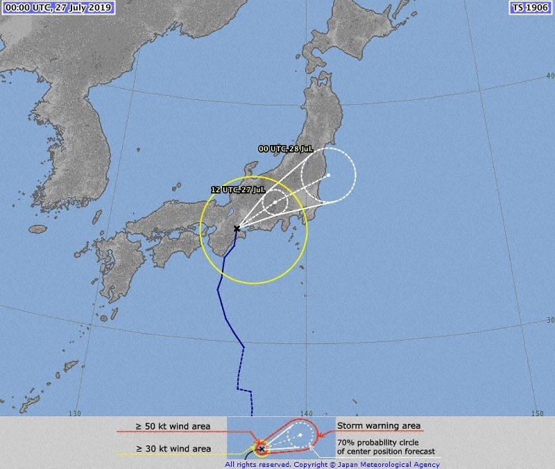 Typhoon Nari makes landfall in western Japan; weather agency forecasts ...