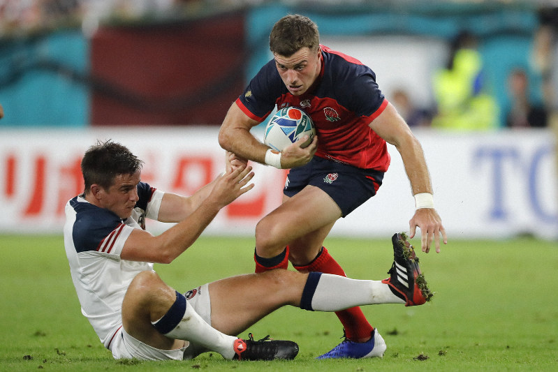 Rugby: US loses 45-7 to England at World Cup and has man sent off - The ...