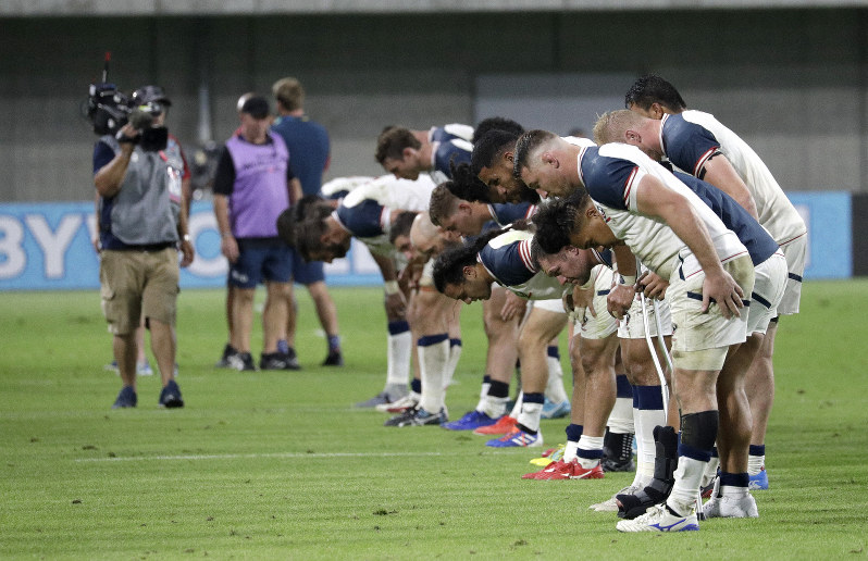 Rugby: US loses 45-7 to England at World Cup and has man sent off - The ...