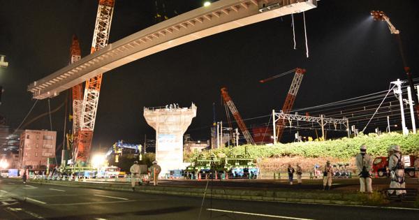 Japan's largest mobile construction crane deployed to lay giant bridge ...