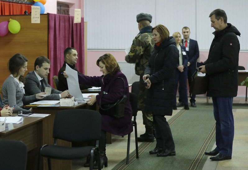 Belarus leader dismisses democracy even as vote takes place - The Mainichi