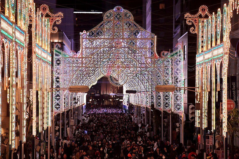 In Photos: Kobe hosts illumination festival in memory of 1995 quake ...