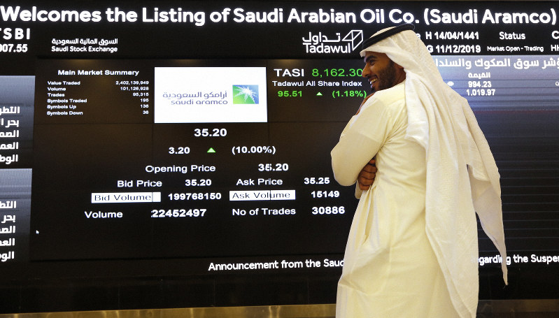 Saudi Aramco reaches $2 trillion value in day 2 of trading - The Mainichi