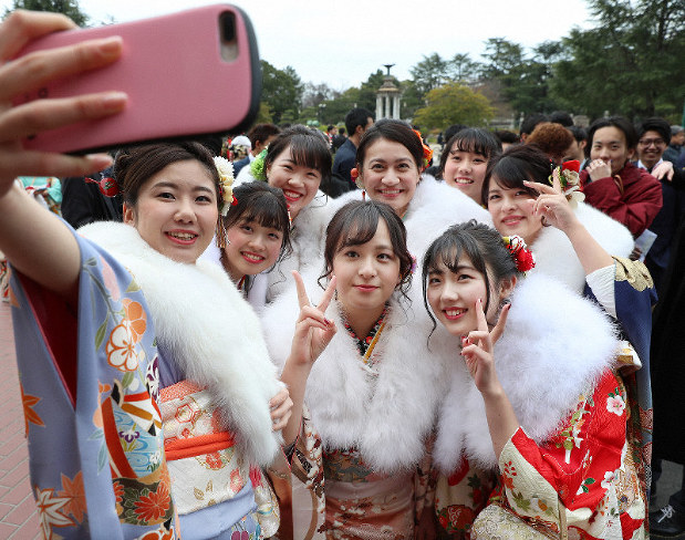 In Photos: New adults join coming-of-age ceremonies across Japan - The ...