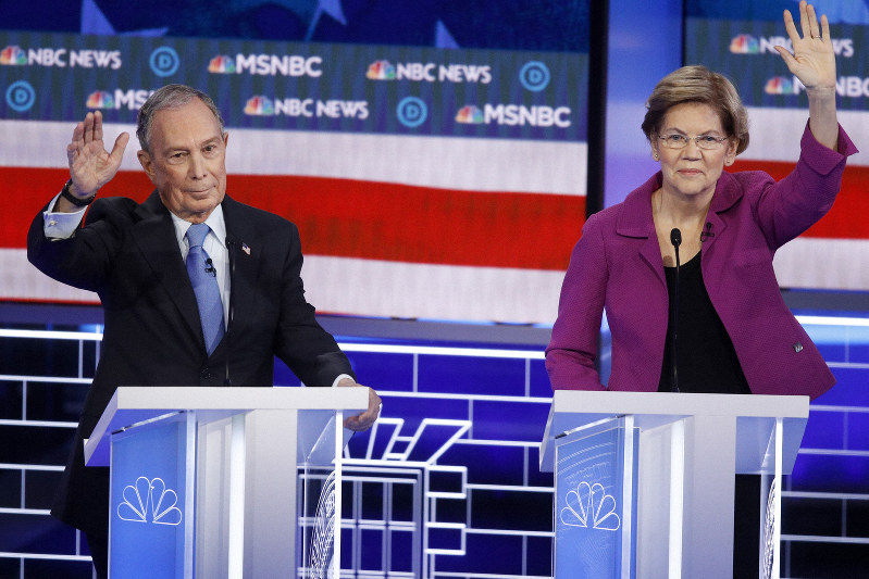 Bloomberg, Sanders under attack at Democrats' Nevada debate - The Mainichi