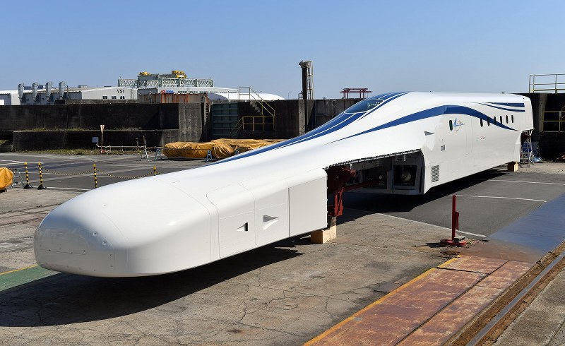 In Photos: Improved maglev train prototype unveiled in Japan - The Mainichi