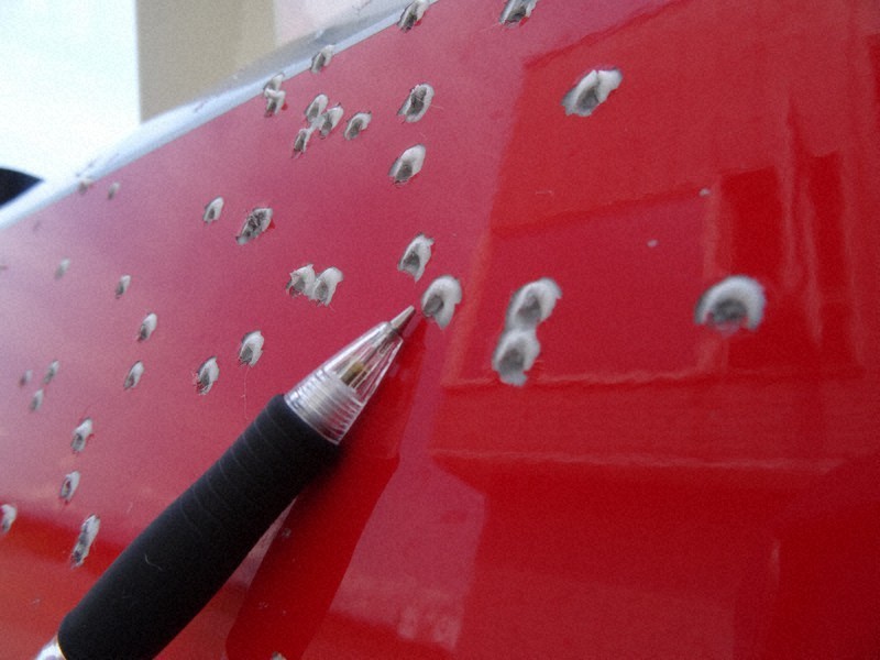 Fire truck damaged after hunter accidentally fires shotgun at north ...