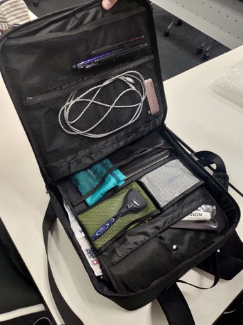 Japan man with ADHD designs easy-access backpack for workers - The Mainichi