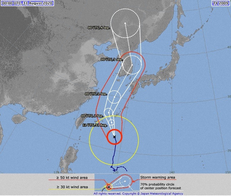 Strong Typhoon Maysak approaches Okinawa, residents warned to take ...