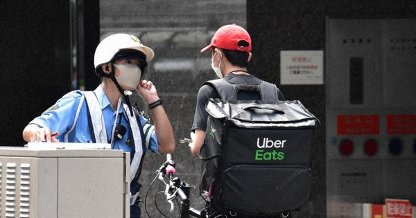 Traffic violations by food deliverers on rise in Japan as pandemic ...