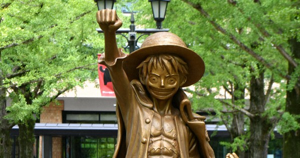 In Photos: The One Piece character statues supporting southwest Japan's ...