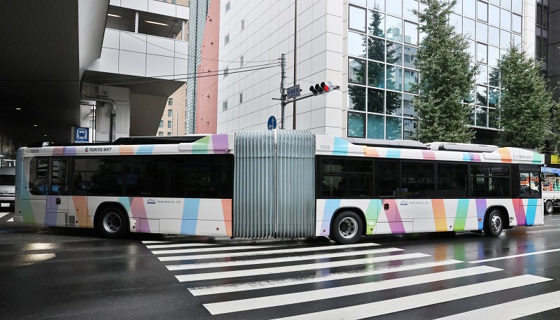 In Photos: Rapid bus service begins operating ahead of Tokyo Olympics ...