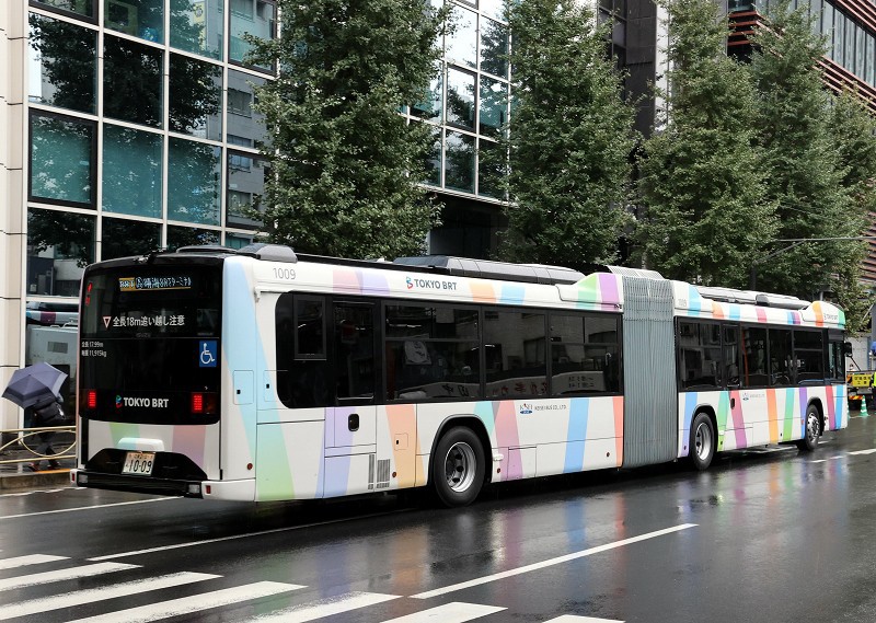 In Photos: Rapid bus service begins operating ahead of Tokyo Olympics ...