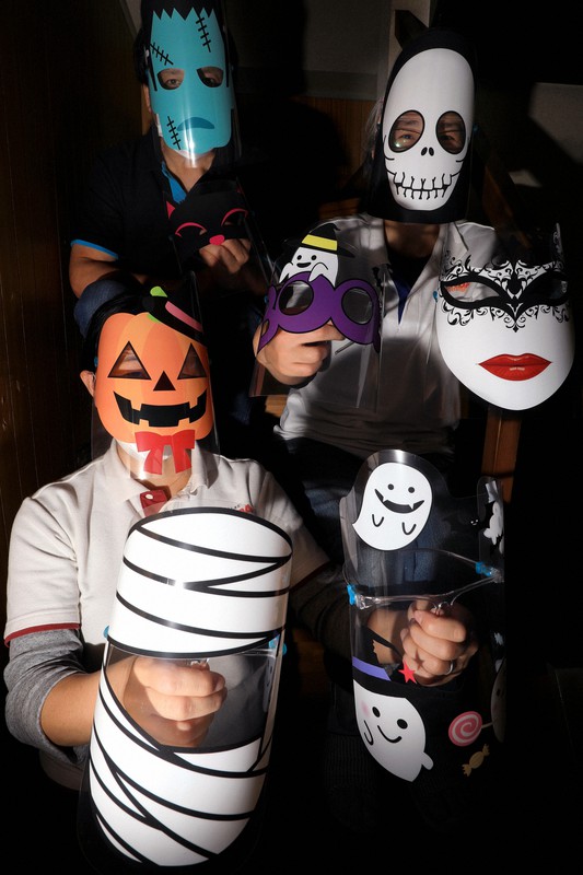 Halloween-themed face shields in spotlight in Japan amid pandemic - The ...