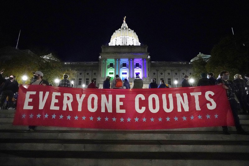 Biden-Trump counting presses ahead 2 days after Election Day - The Mainichi