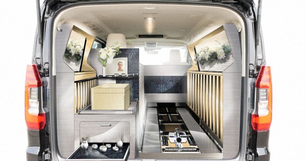 Japan automaker develops hearse doubling as memorial venue for scaled ...